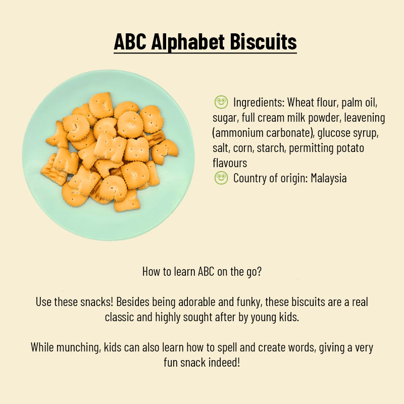 SnackFirst ABC Alphabet Biscuits 120g/500g - Heritage Asian Old School ...