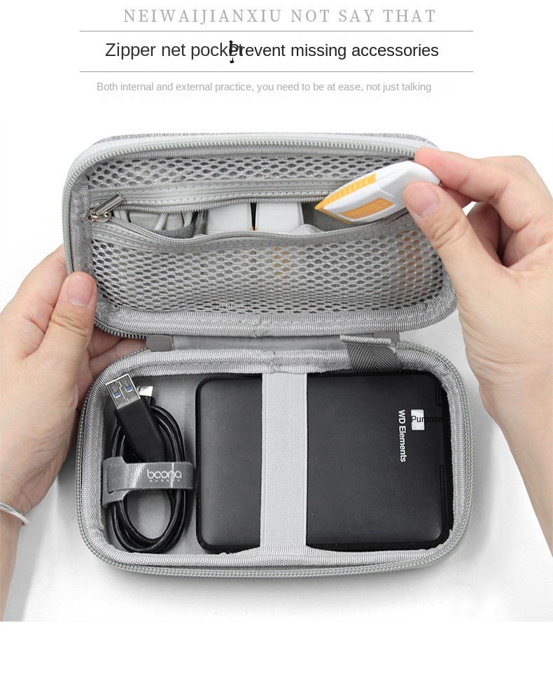 BOONA Hard Case with Shockproof Waterproof EVA Protection Travel ...