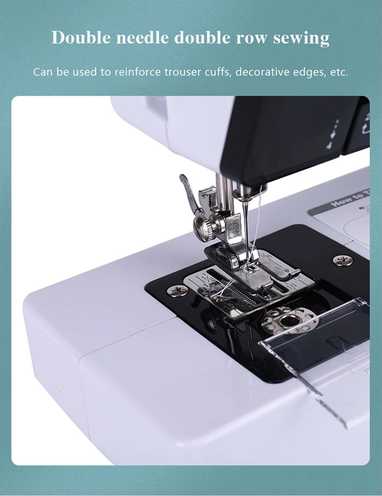 38 Stitches Mini Sewing Machine Electric Double Thread Sewing Machine ...