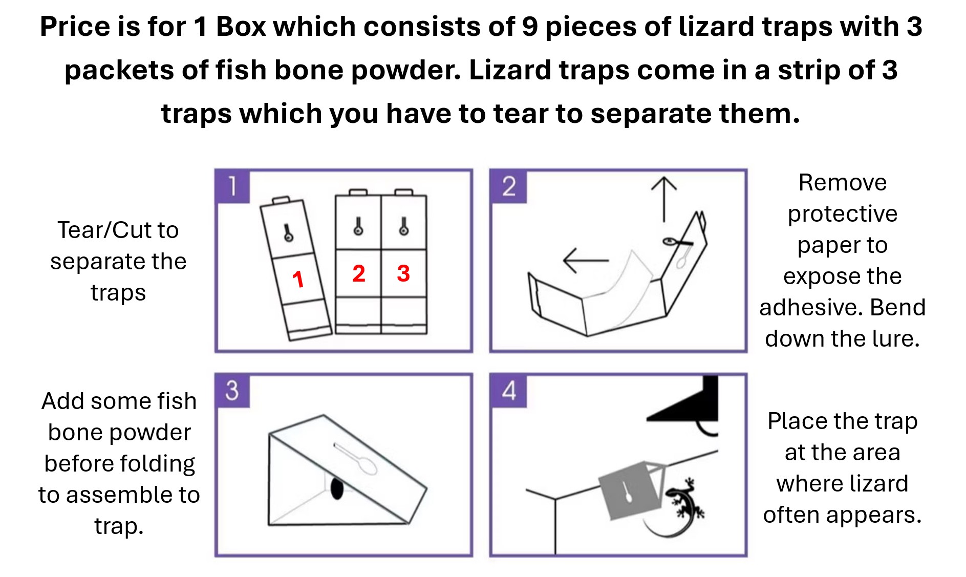 Lizard Trap ️ Lizard Glue Trap ️ 抓壁虎 ️ Gecko Trap ️ Expest Lizard Trap ...