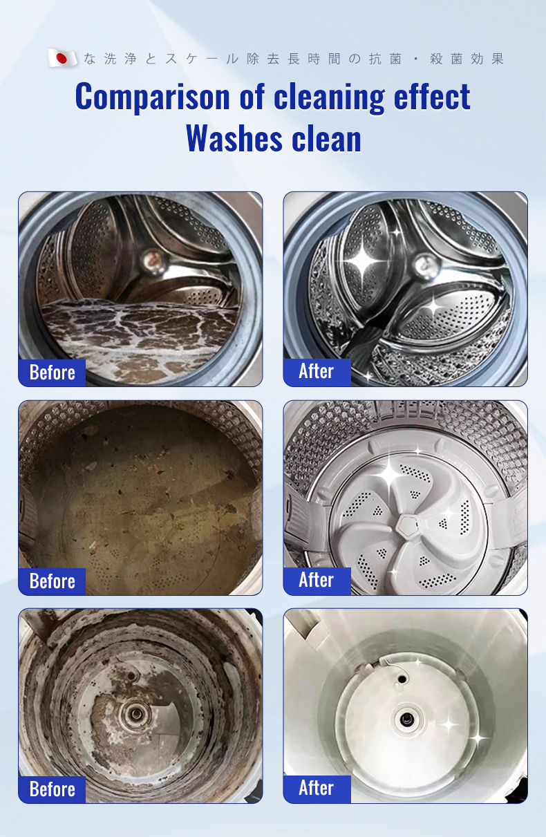 Washing Machine Cleaner Liquid Mold Remover Deodorant Elimination No ...