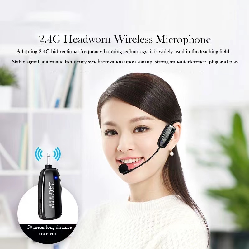 SG Seller 】3 in 1 & 2 in 1 UHF Wireless Microphones Handheld Head-Wear ...
