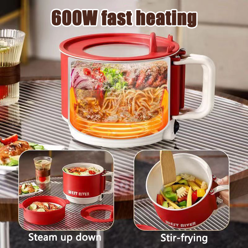 【READY STOCK】Mini Electric Cooker 1.5L Multi Non Sticky Pot Double ...
