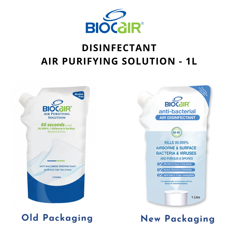 BioCair ® BC-65 4 Pack Anti-Bacterial Disinfectant Air Purifying ...