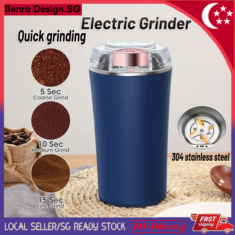 🇸🇬 [In Stock]Coffee Grinder Electric Portable Kitchen Bean Spice ...
