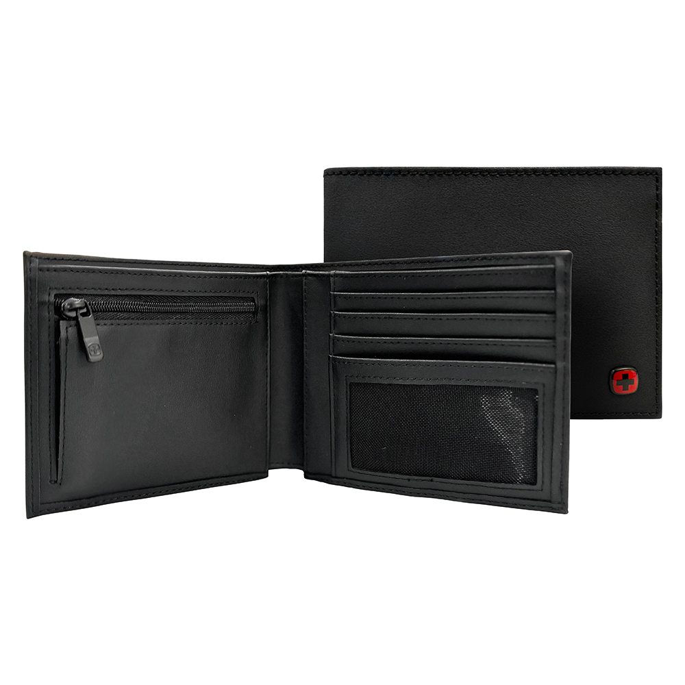 Wenger L Founders Collection - Men's Wallet in Black | Shopee Singapore