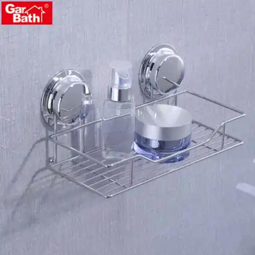 Garbath / Suction Wall Shelf Rack Organizer | Shopee Singapore
