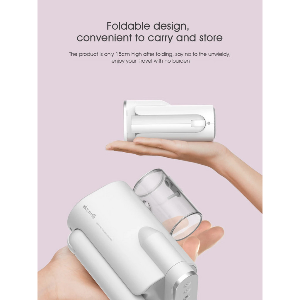 Deerma Portable Handheld Steamer | Foldable Garment Steamer | Travel ...