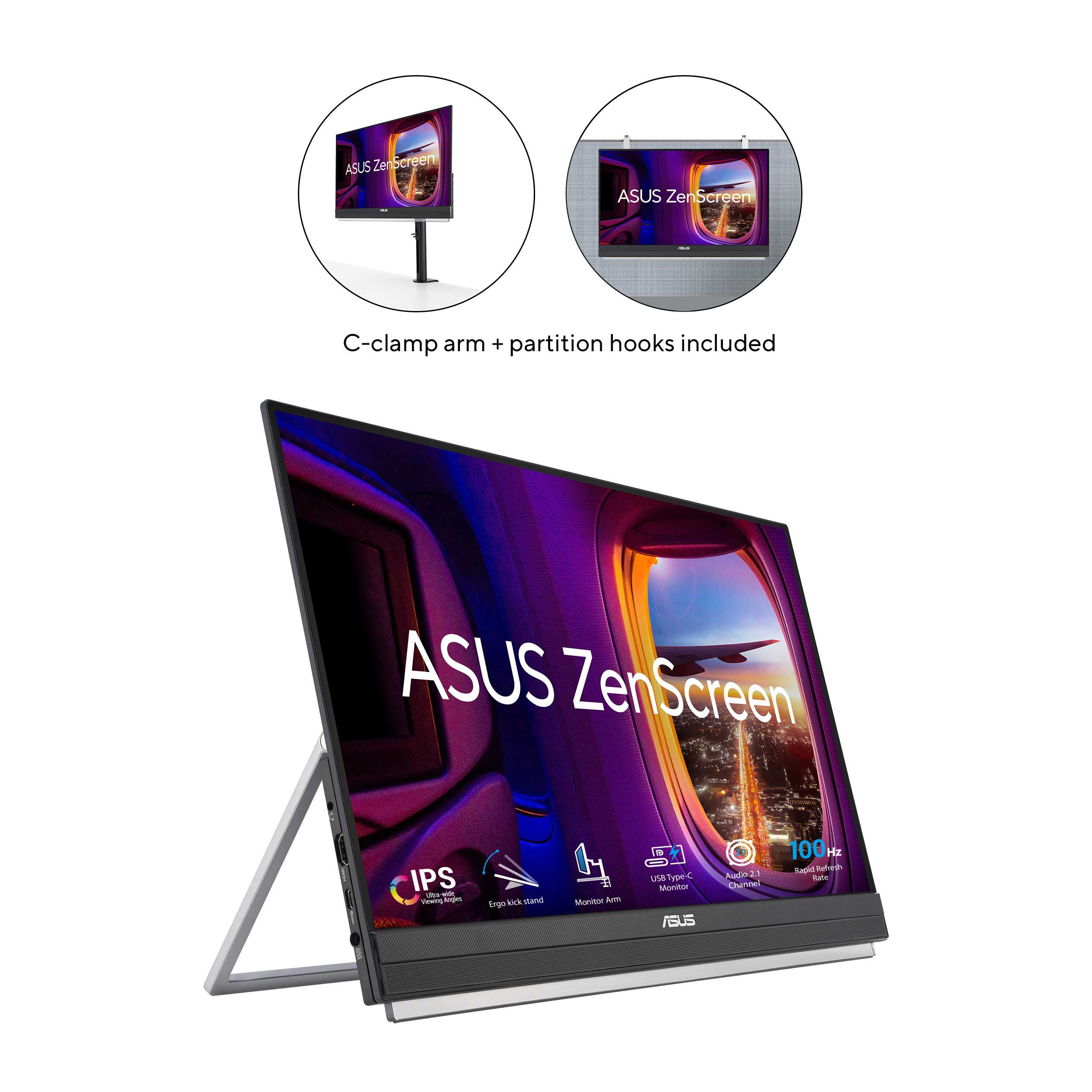 ASUS ZenScreen MB229CF Portable Monitor | Shopee Singapore