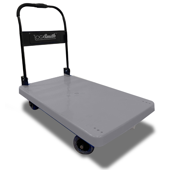 *EASY FOLD* 600kg Foldable Plastic Folding Trolley Push Cart Hand Truck ...