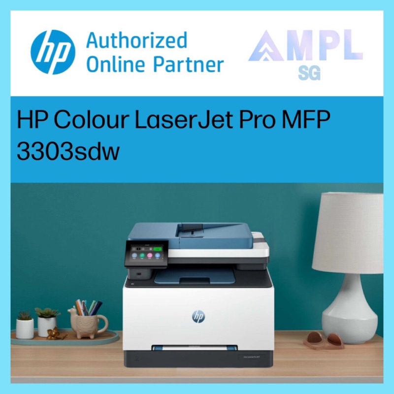 HP Color LaserJet Pro MFP 3303fdw | 3303sdw | Print, copy, scan Duplex ...