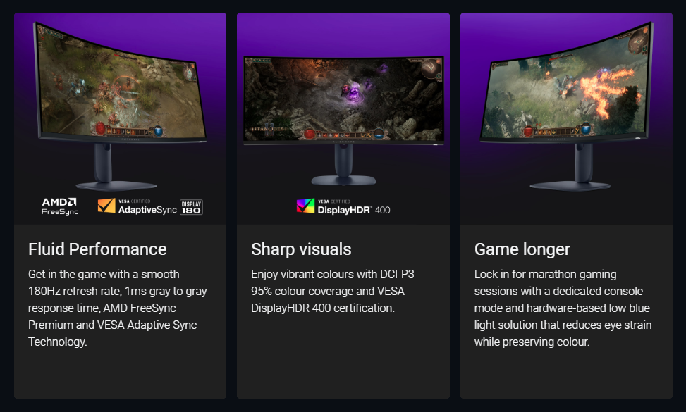 【Same Day Delivery】Alienware 34 Curved Gaming Monitor - AW3425DWM ...