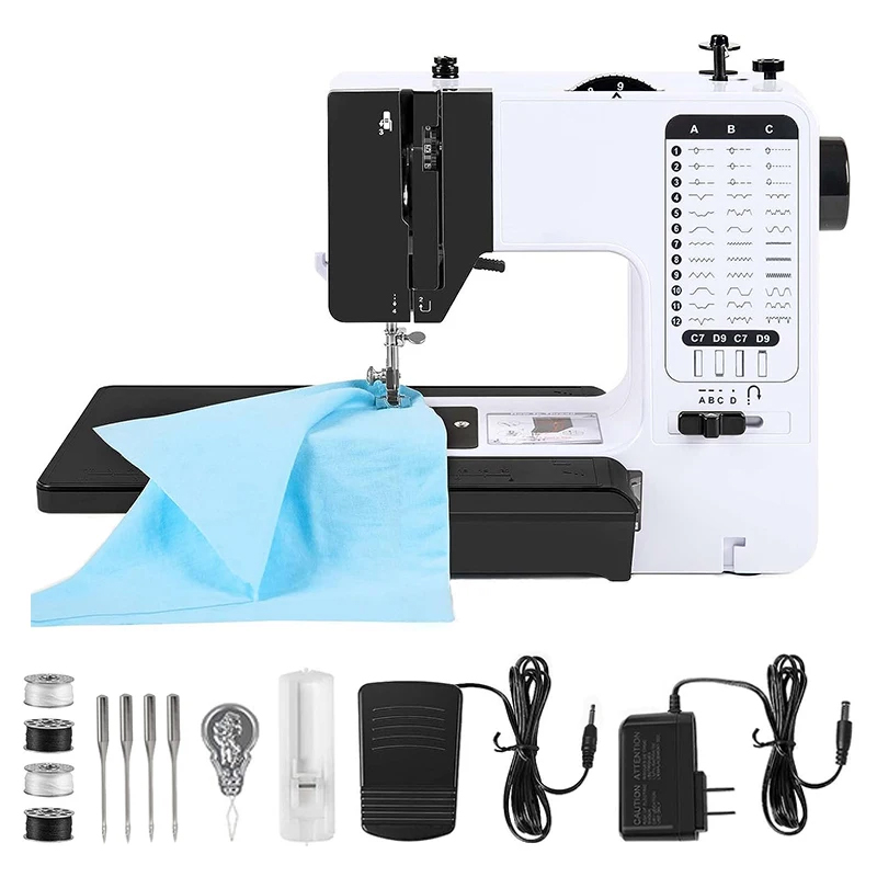38 Stitches Mini Sewing Machine Electric Double Thread Sewing Machine ...