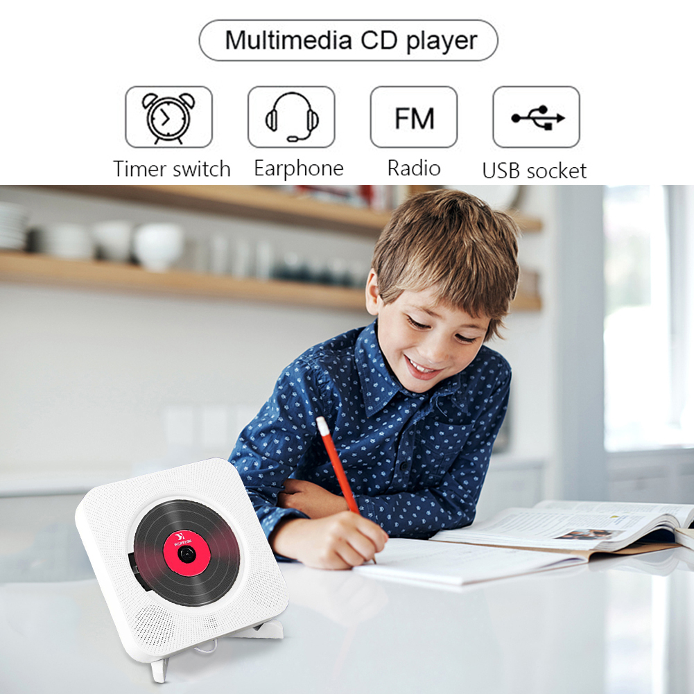 【READY STOCK】Retro CD player speaker surround sound wall mounted ...