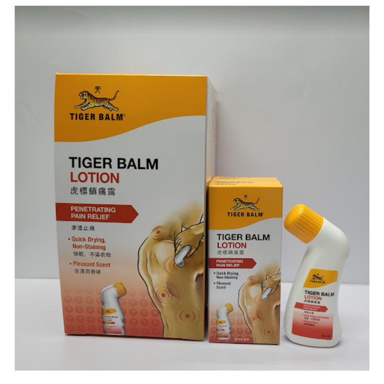 Tiger Balm Lotion - 80ml (Pain Relief, Muslce, Roll-On) 虎標鎮痛露 x Expiry ...