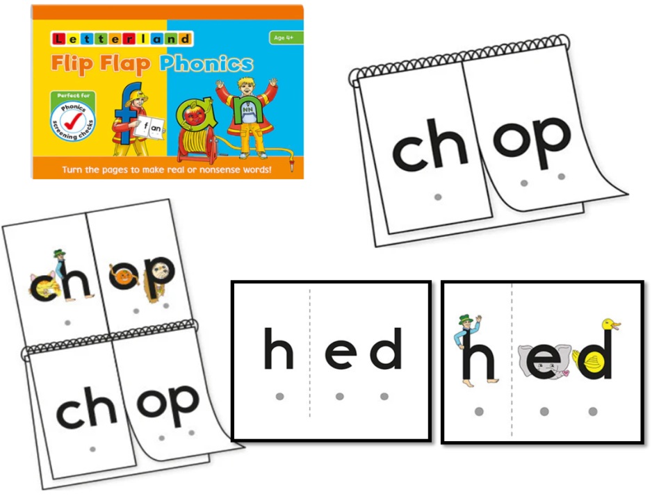 DK 10 minutes a day | Letterland Flip Flap phonics | Phonics Learning ...