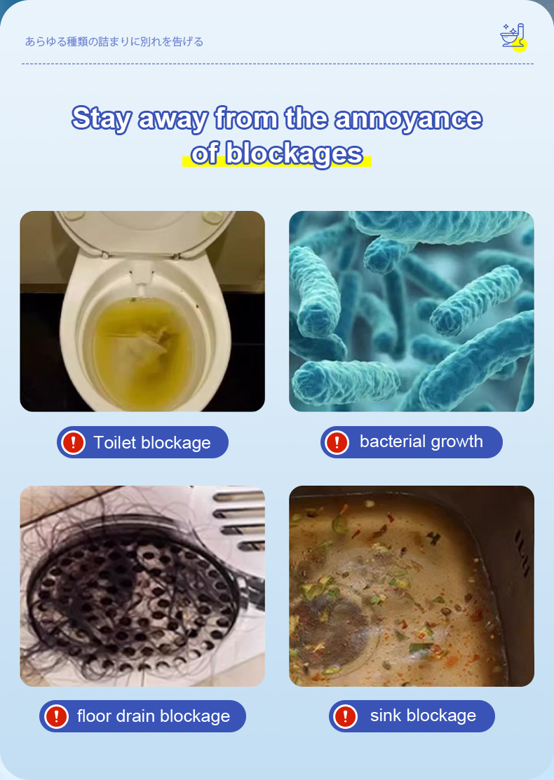 Japan Drain Declogger Drain Cleaner Powerful Pipe Dredging Kitchen ...