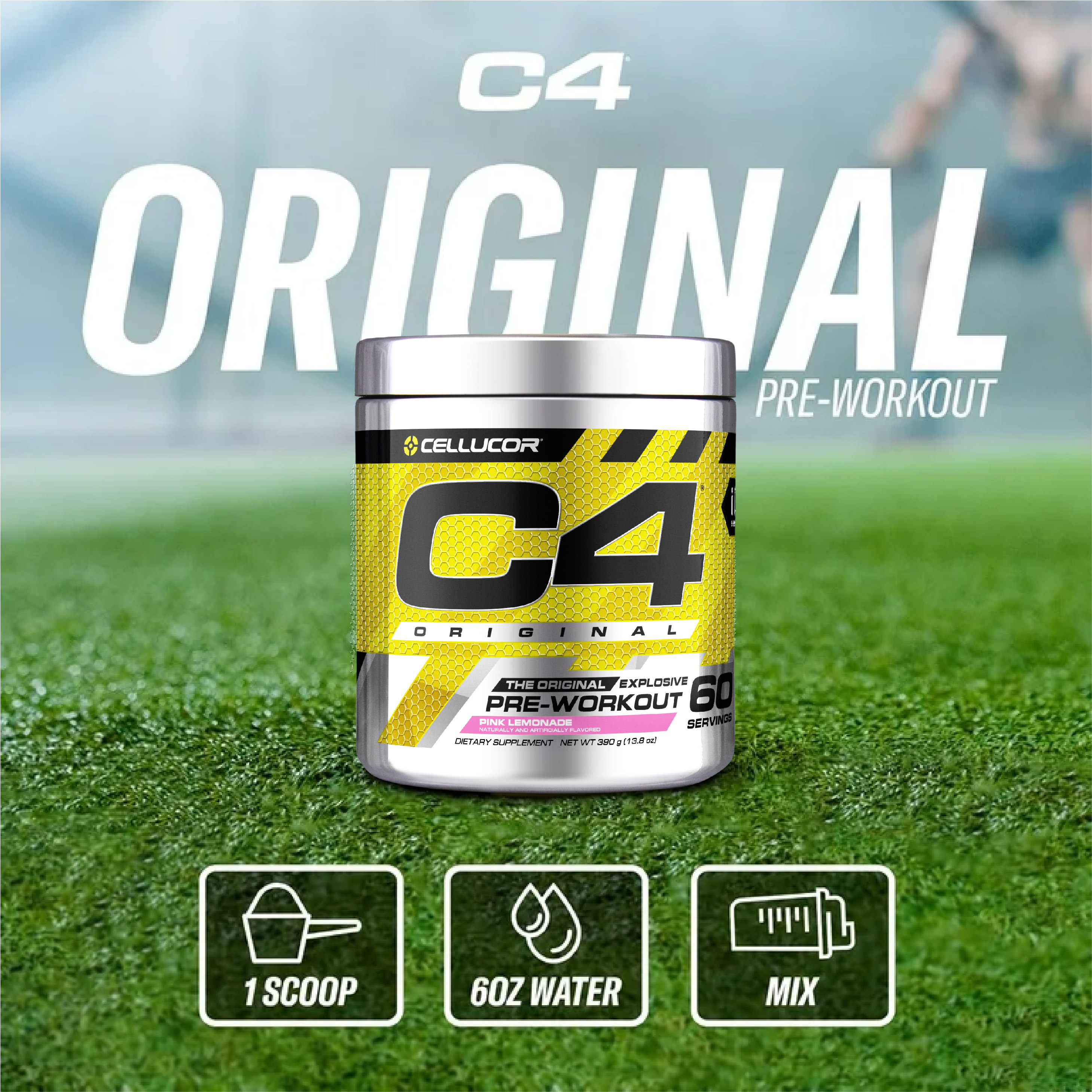 (Bundle of 2 with Free Shaker) Cellucor C4 Original Pre-workout (30 ...