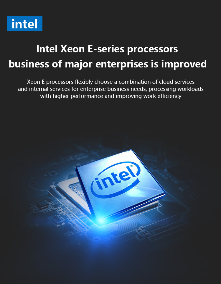SHYUXINPC INTEL Xeon E-series CPU 1U rack storage ERP Server PC ...