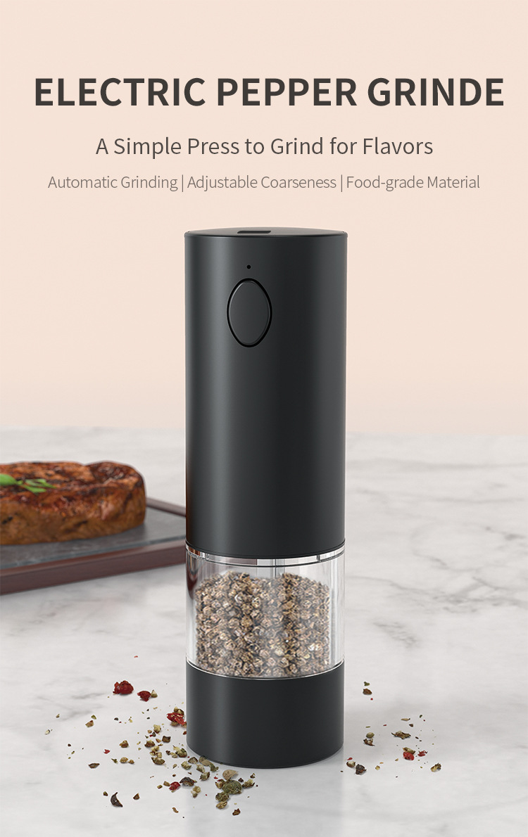 【SG stock】pepper grinder/Kitchen tool/Intelligent USB charging grinder ...