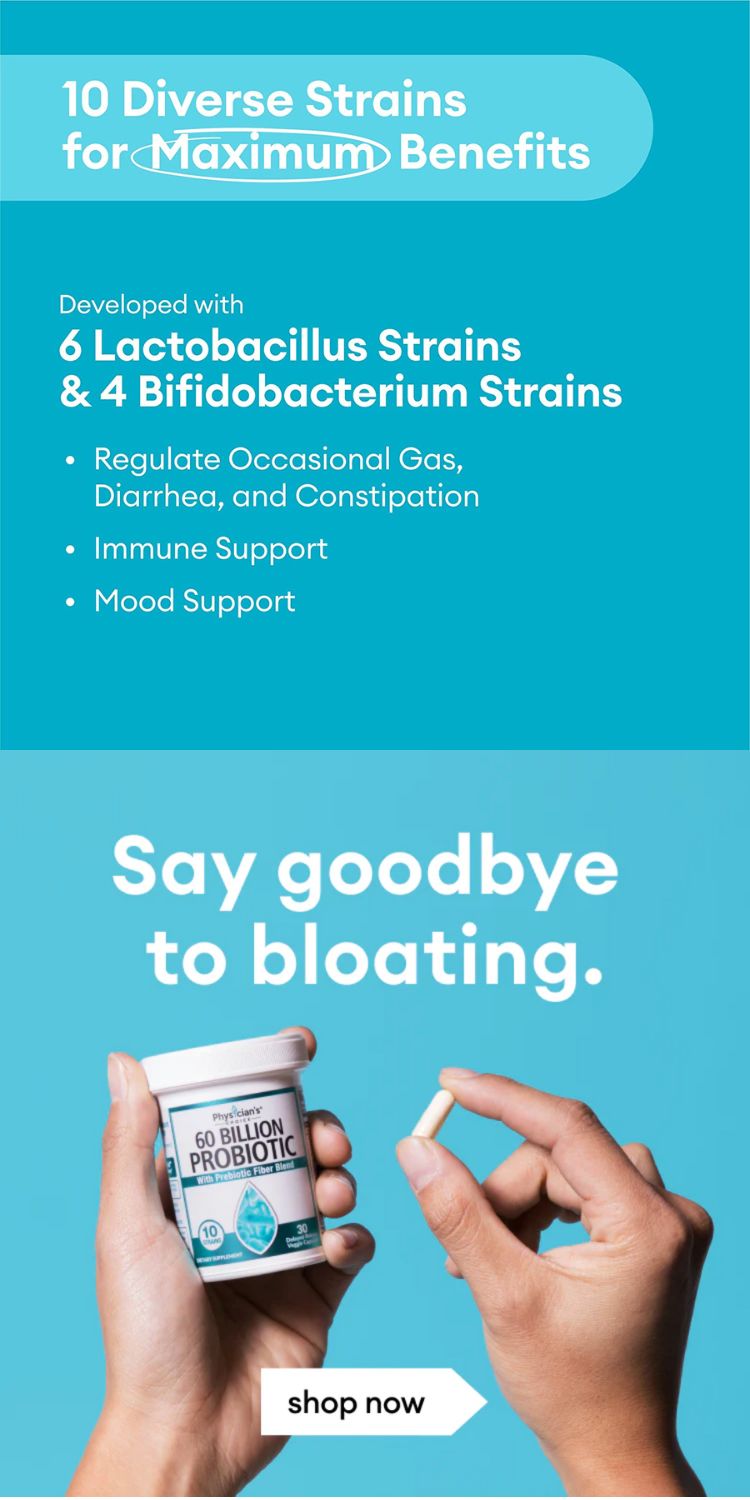 💯Physician's Choice Probiotics for Gut Health/ IBS 60 Billion CFU, 10 ...