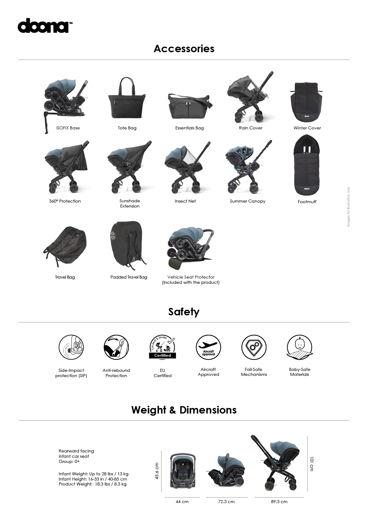 [Jarrons & Co] Doona X Car Seat & Stroller - Various Colours | Shopee ...