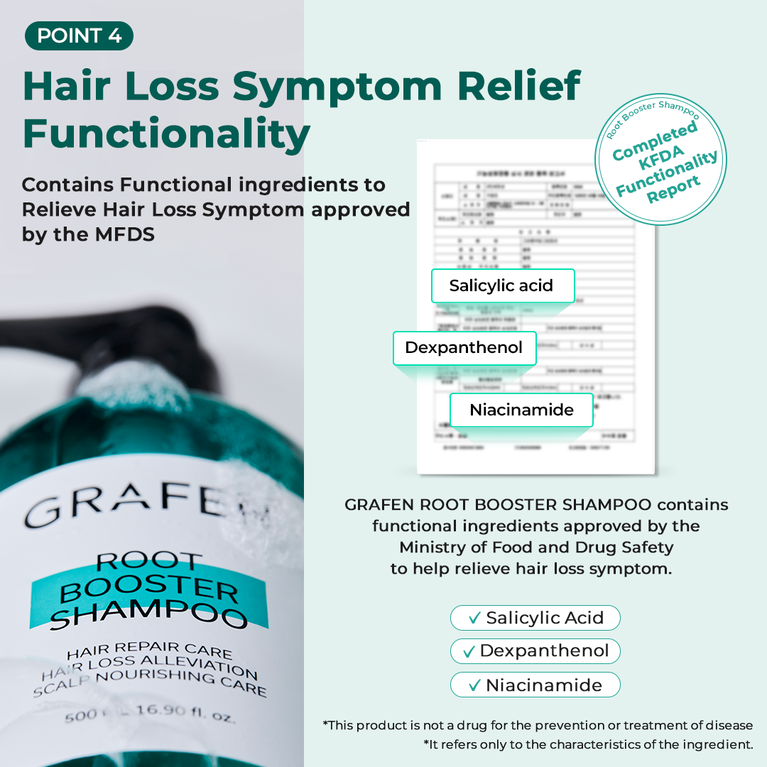 [GRAFEN] Root booster Shampoo 500ml x3 + [Free Gift] Miniature root ...