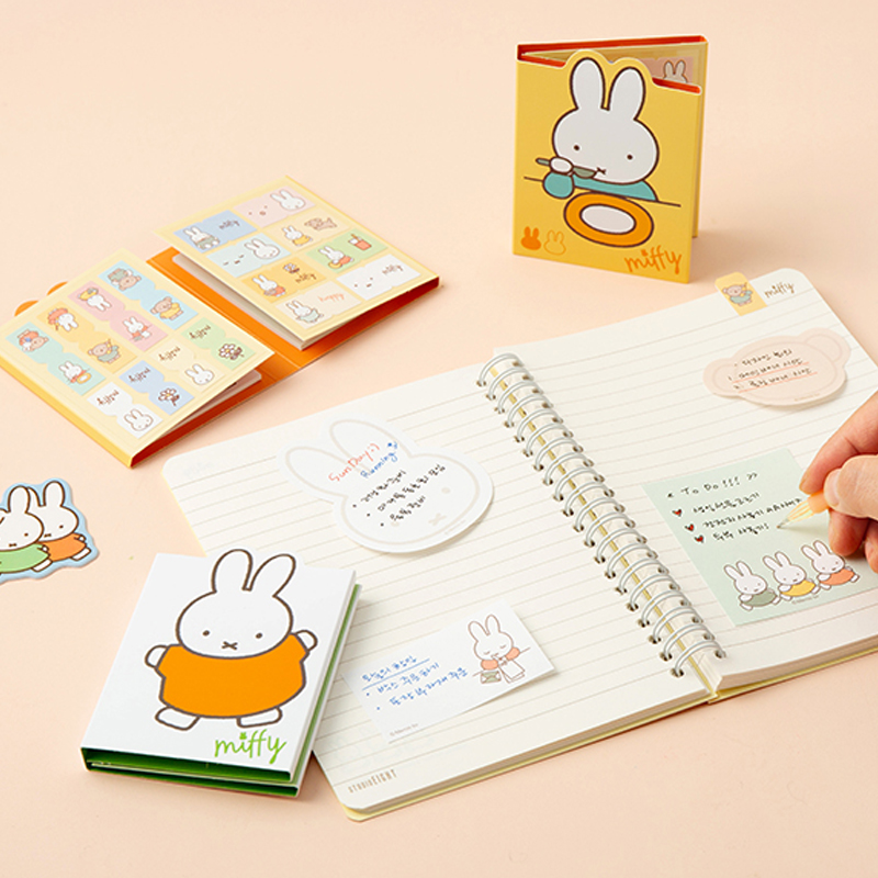 [Restocked] Miffy Sticky Memo Notes Pad Book Korean Stationery | Shopee ...