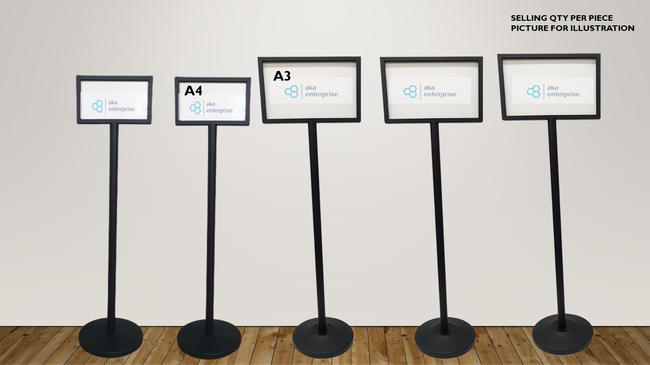 A3 | A4 Poster Stand | Directional Display Stand | Signboard | Shopee ...