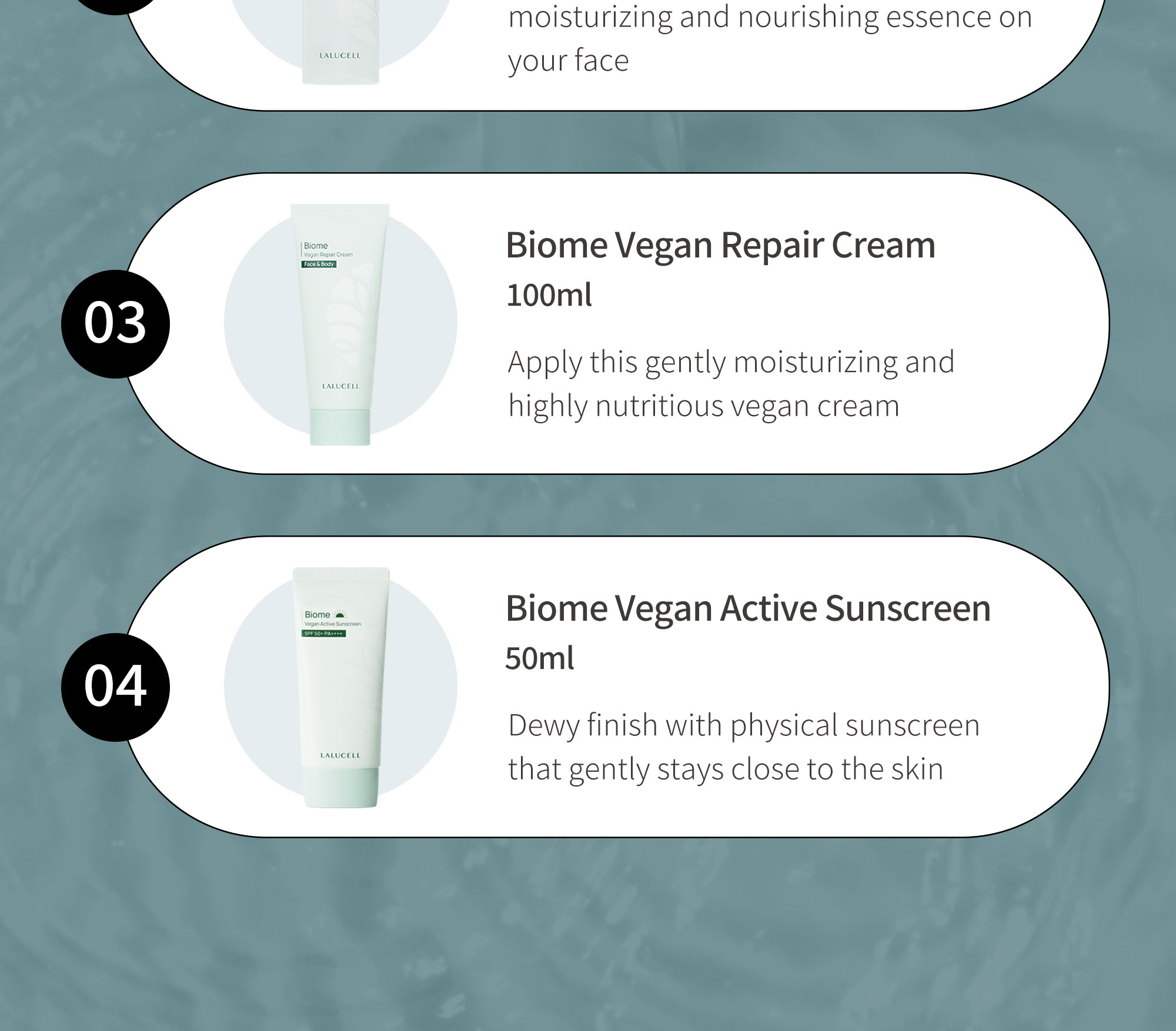 LALUCELL Biome Vegan Active Sunscreen 50ml [VEGAN, Physical Zinc Oxide ...