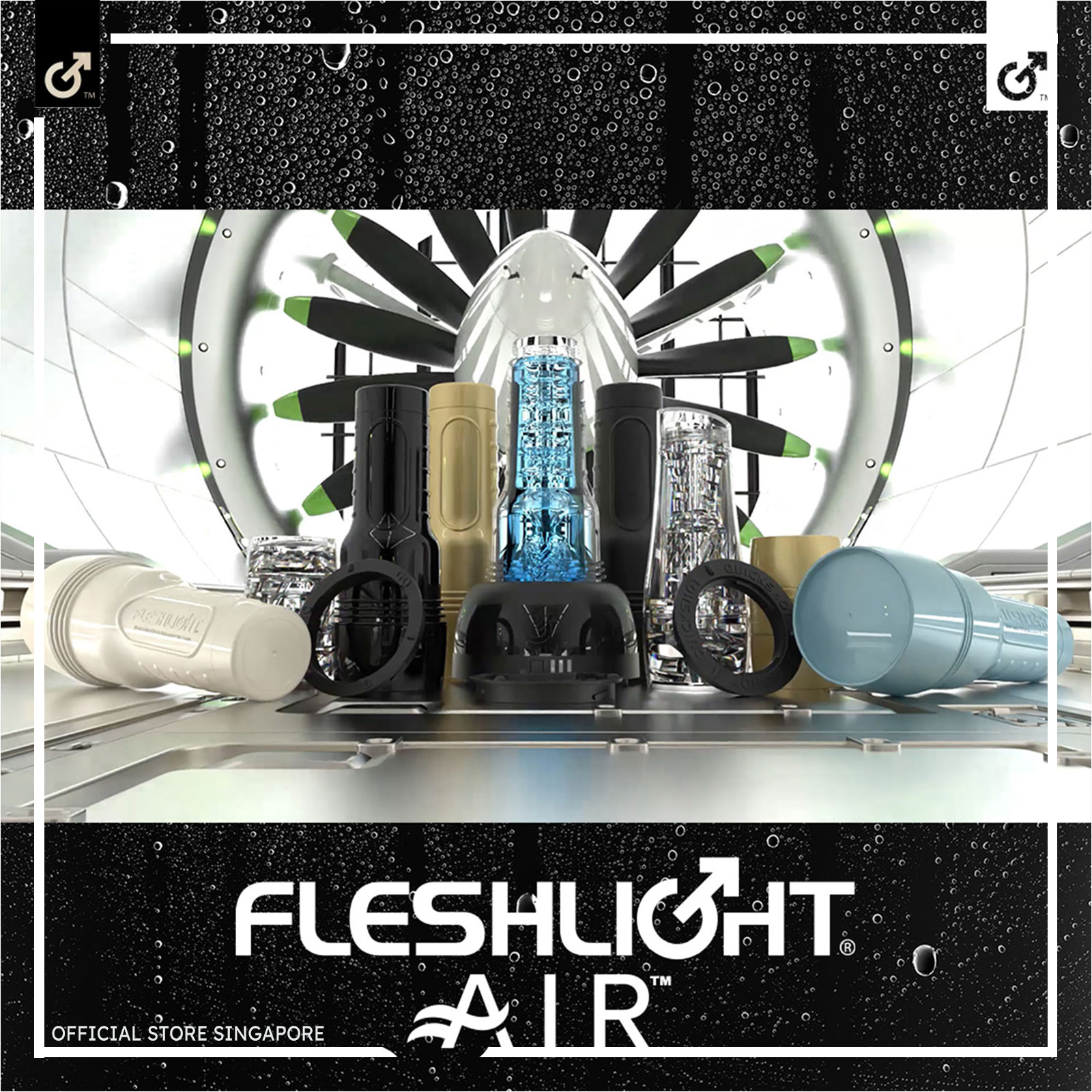 Fleshlight - Air Automatic Drying Unit For Sex Toy Male Masturbator USB ...