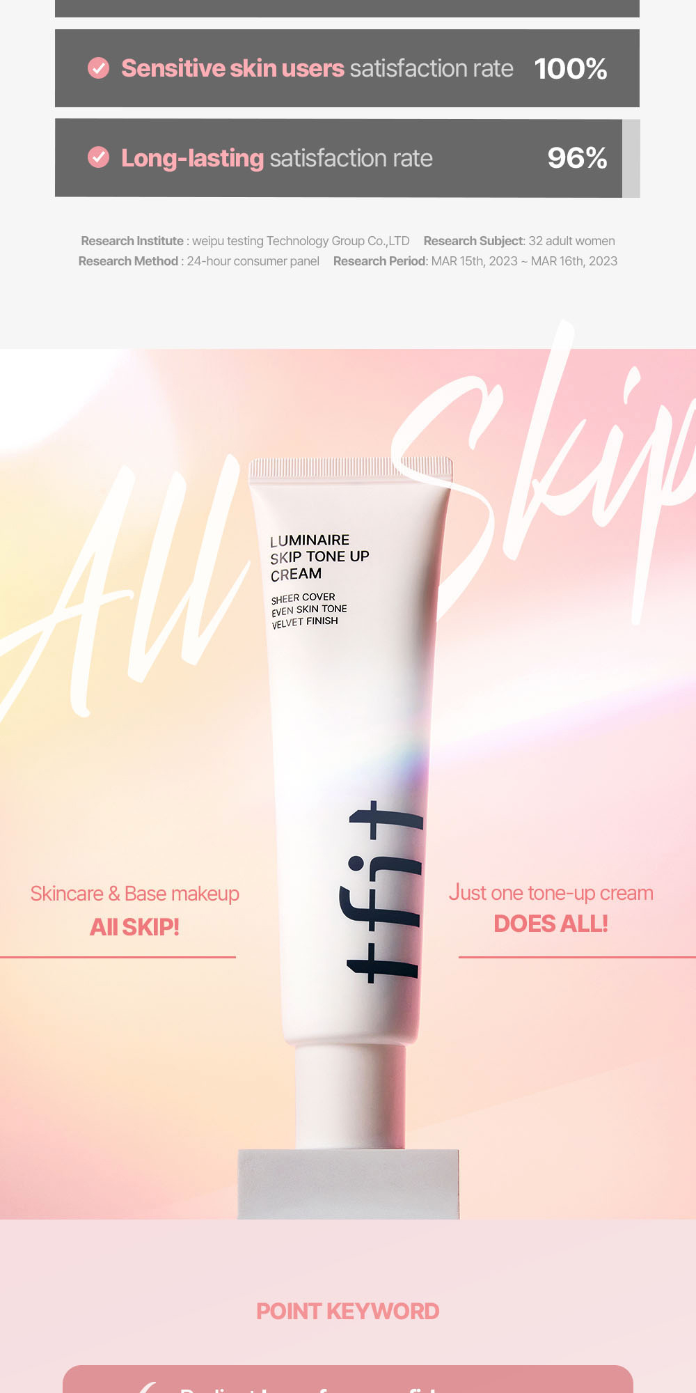 [TFIT Official] Luminaire Skin Tone up Makeup Base Cream 100g | Shopee ...