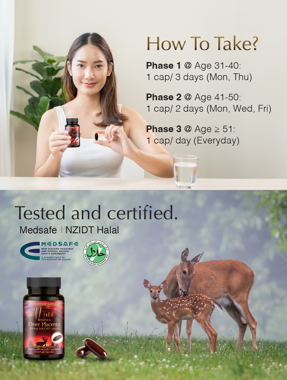 [𝐁𝐄𝐒𝐓] [𝐏𝐎𝐖𝐄𝐑𝐅𝐔𝐋 𝐏𝐋𝐀𝐂𝐄𝐍𝐓𝐀] Nano 100% Deer Placenta 8000mg | Rejuvenate ...