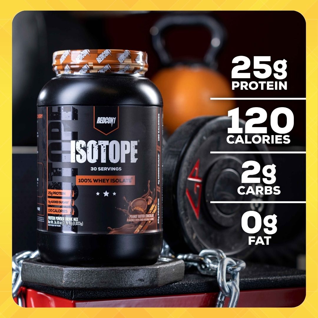Redcon1, Isotope 100% Whey Isolate, Muscle Growth, Lactose Free ...