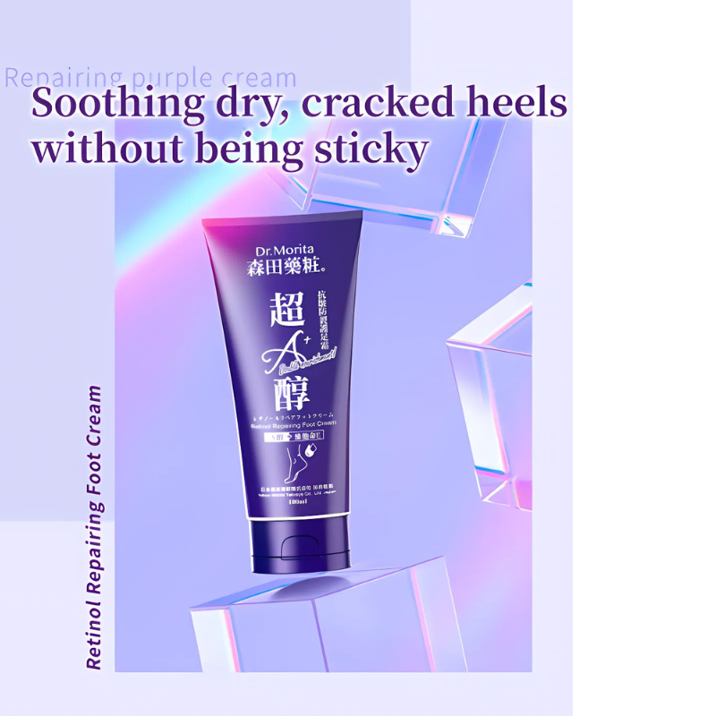 Dr. Morita 超A醇 Retinol Repairing Foot Cream (100g) - Anti Aging & Fast Relief for Dry Cracked ...