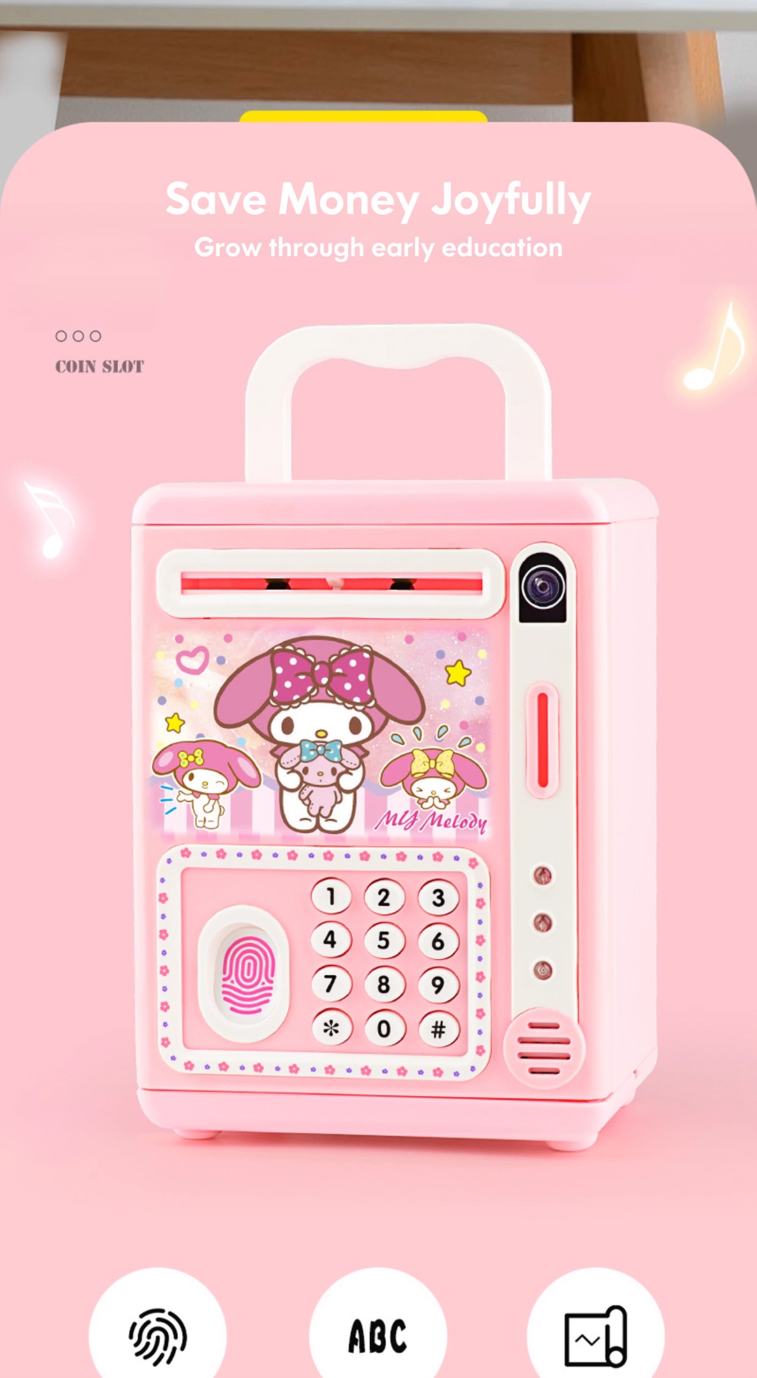 [SG Stock] Cute Sanrio Kuromi Melody Cinnamoroll Cartoon Coin Bank ...