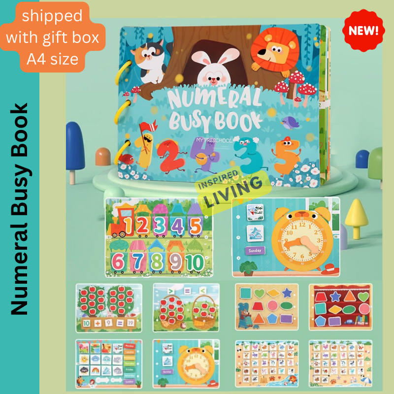 All-New 2025 Busy Book | Montessori Activity for Kids| Fun Educational ...