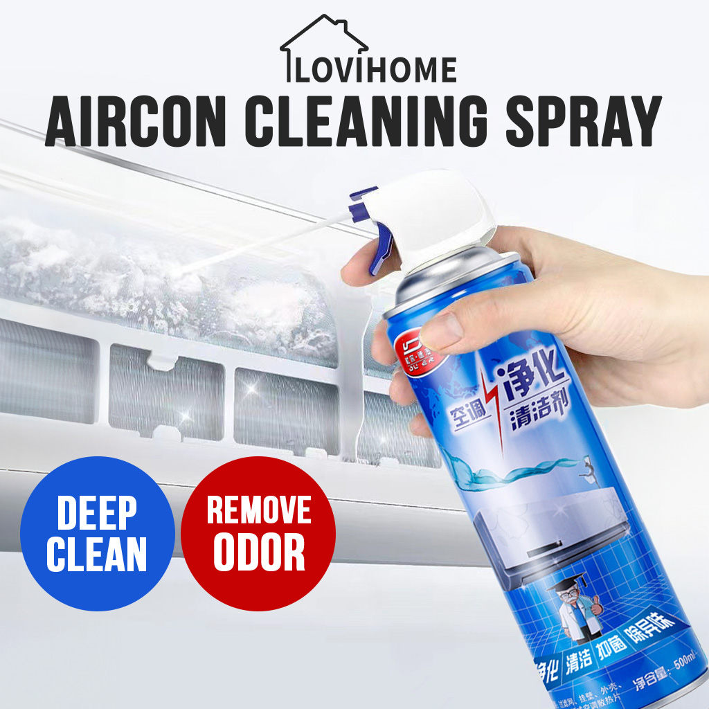 SG Aircon Cleaning Spray - Air Con Chemical Wash Air Freshener Odor Remover Air Conditioner ...