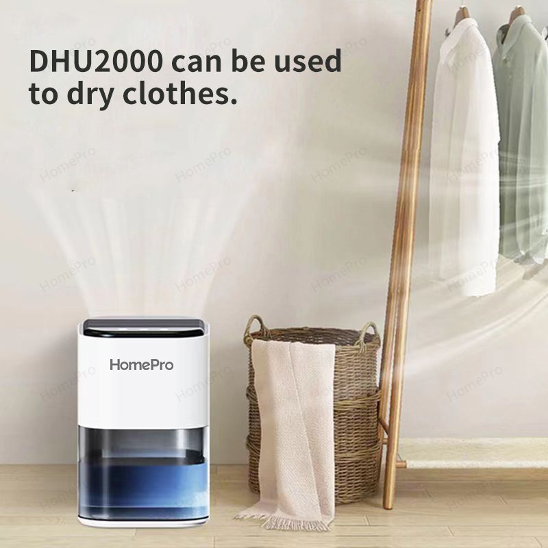 【Ready Stock in SG】HomePro DHU2000 Dehumidifier/2L Tank/500-600ml/day/Compact Size/1 Year SG ...