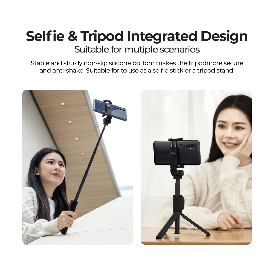 Xiaomi Selfie Stick With Tripod with Zoom 360 Rotation, Bluetooth ...