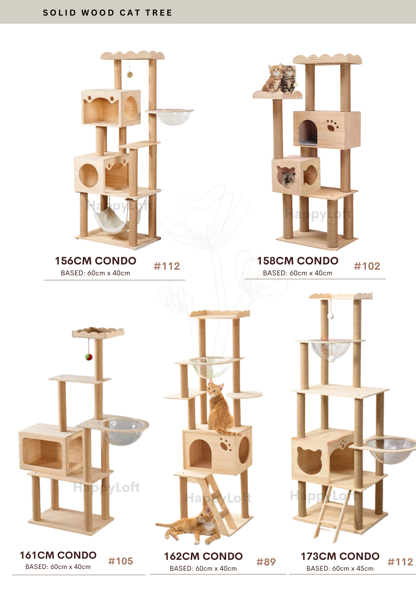 [SG SELLER]Cat Large Condo Kitty Multilayer Cat Play Rest House Plywood ...