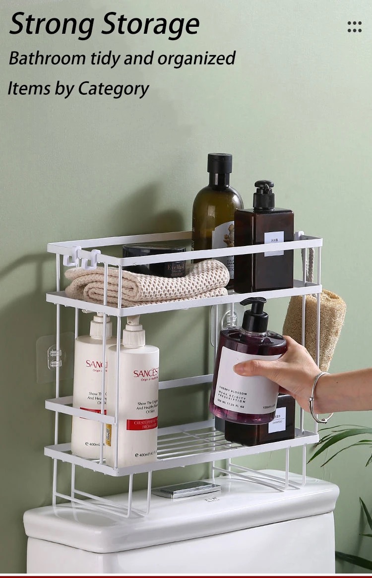 🔥【SG Ready Stock】🔥 Toilet Rack Stainless Steel Toiletries Bathroom ...