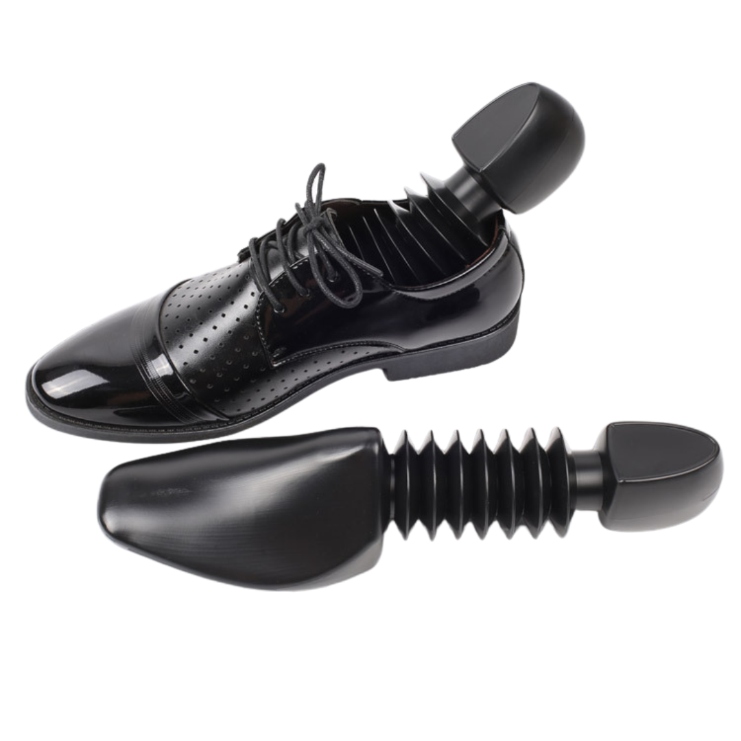 [SG STOCK] Adjustable Shoe Tree Black Plastic Scoop and Spring Types 1 ...