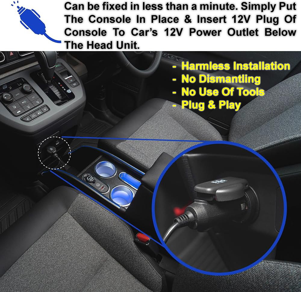 2024 Honda Freed GT 5-8 High Armrest Console Storage Box Organizer With ...