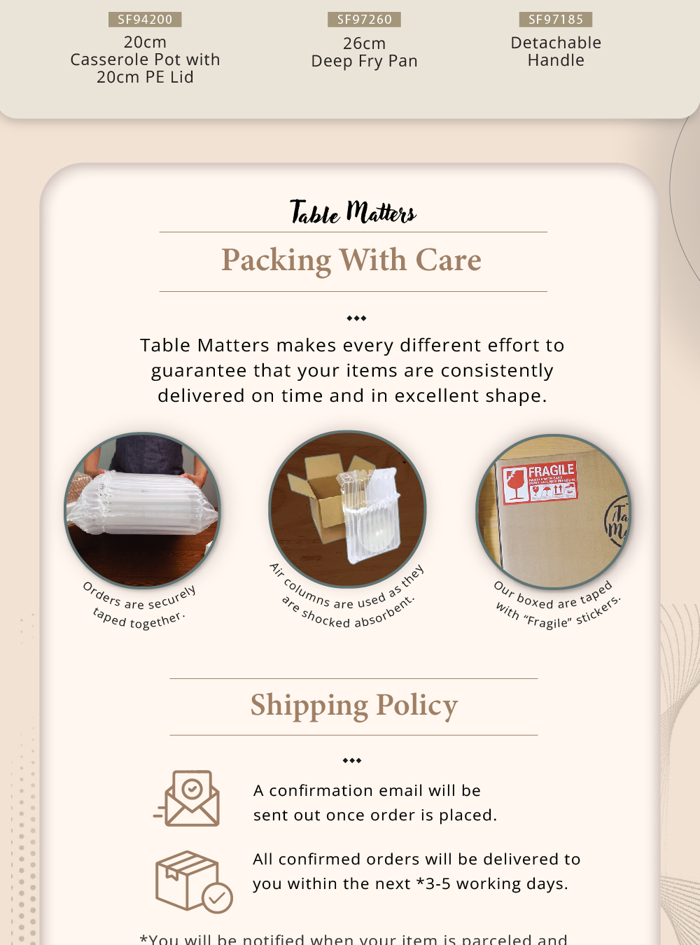 Table Matters -SnapChef Cookware Set with Detachable Handles [Frying ...