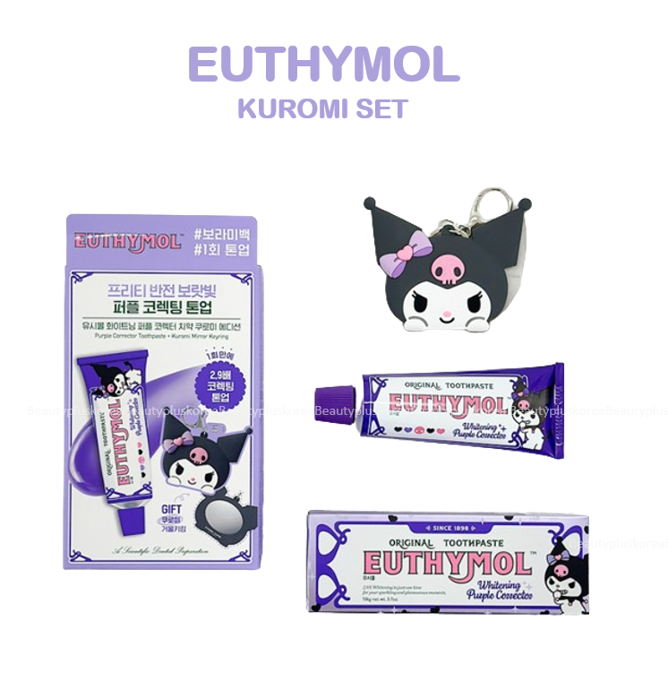[Euthymol] Toothpaste Whitening care Sanrio Mymelody Kuromi edition ...