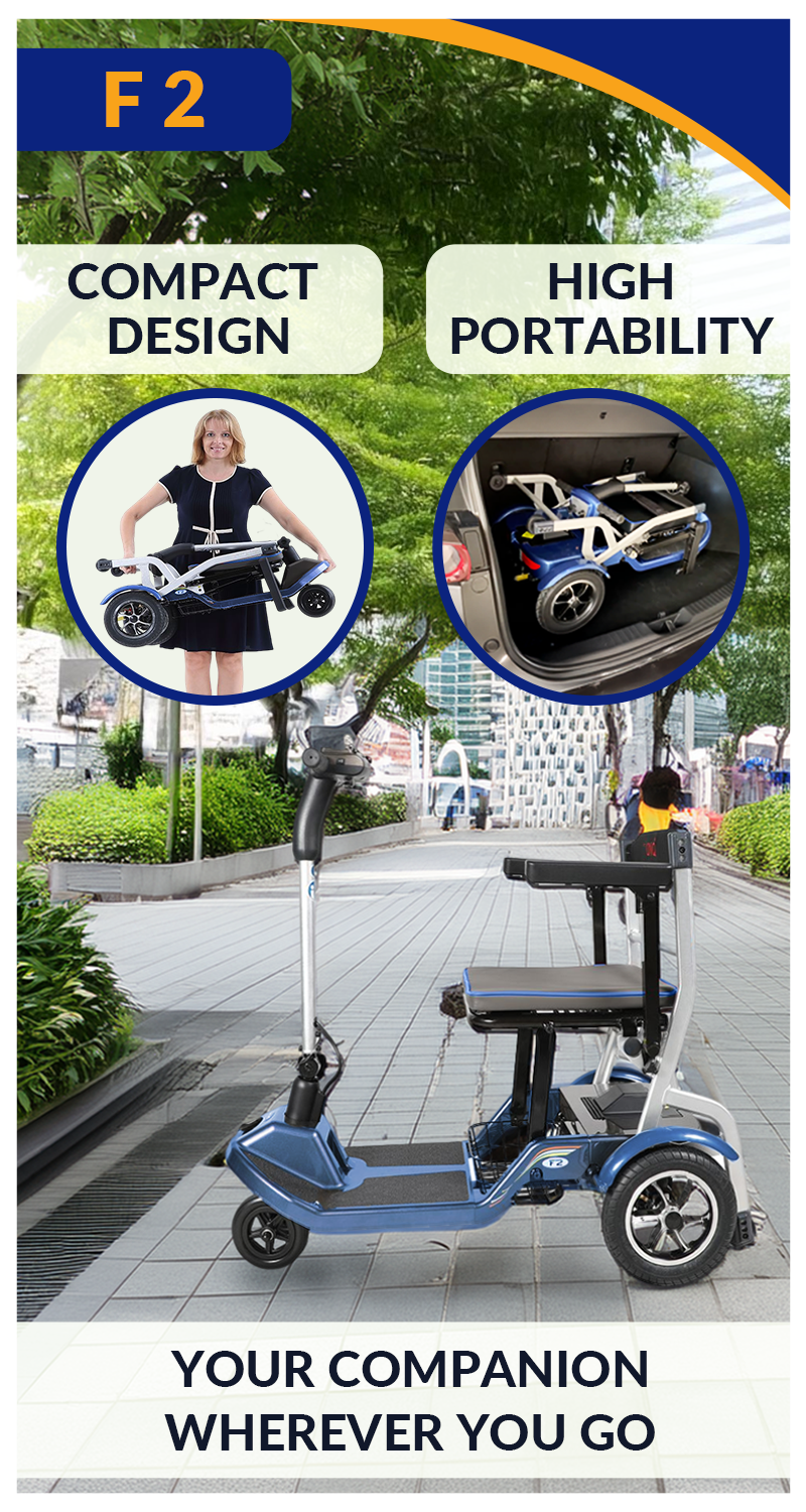 F2 Mobility Scooter (Only 18kg) | Personal Mobility Aid (PMA) | For ...