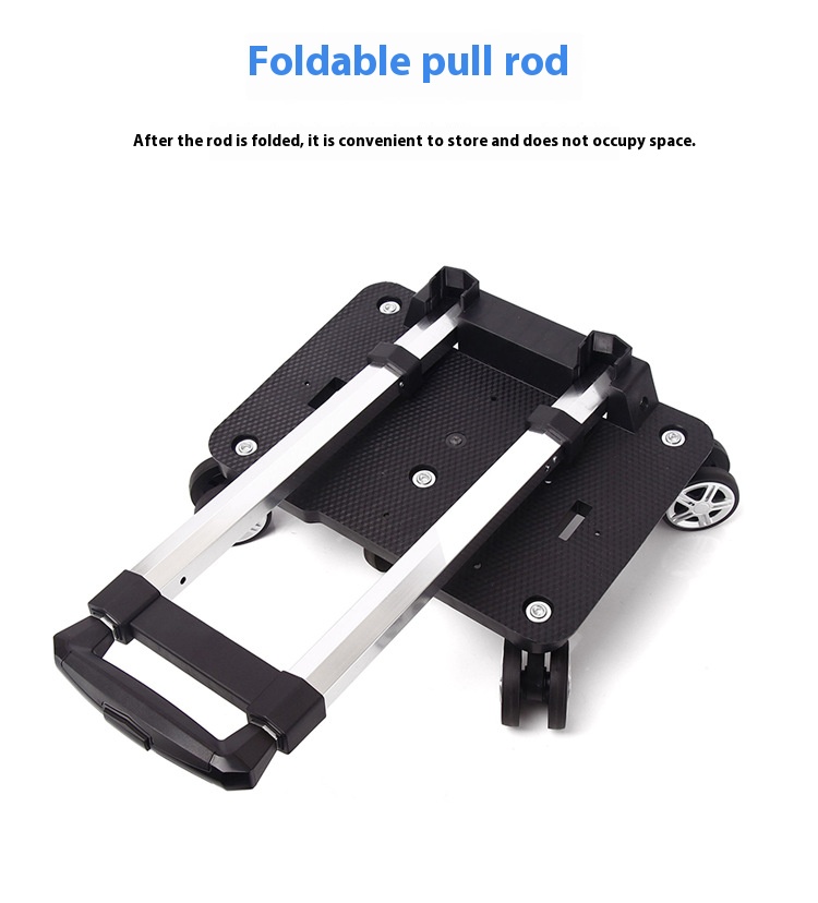 SG Folding Shopping Trolley 5-wheel Large Capacity Retractable Grocery ...