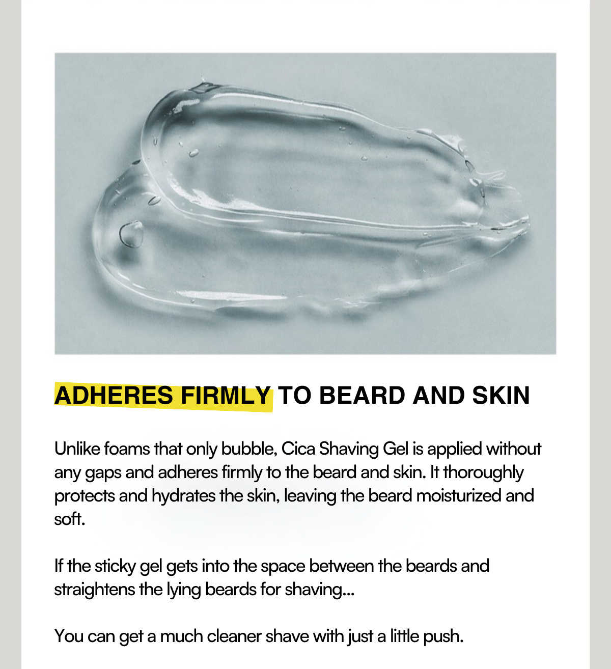 Lazy Society Cica Shaving Gel 250ml - Transparent Gel, Excellent ...