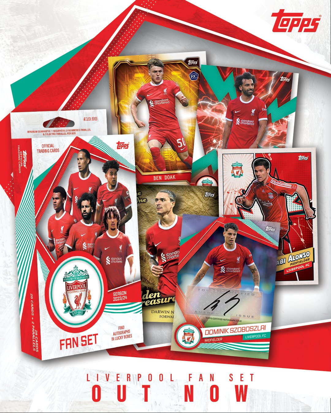 Liverpool Topps Official Fan Set Season 2023/24 - Liverpool FC LFC ...